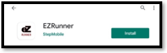 Downloading EZ-Runner Mobile Application