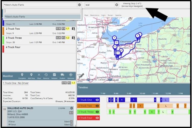 Navigating the Tracking Screen